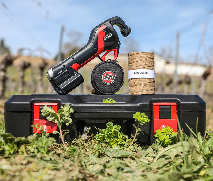 INFACO AT1000 AUTOMATIC VINEYARD TYING MACHINE – INFACO USA